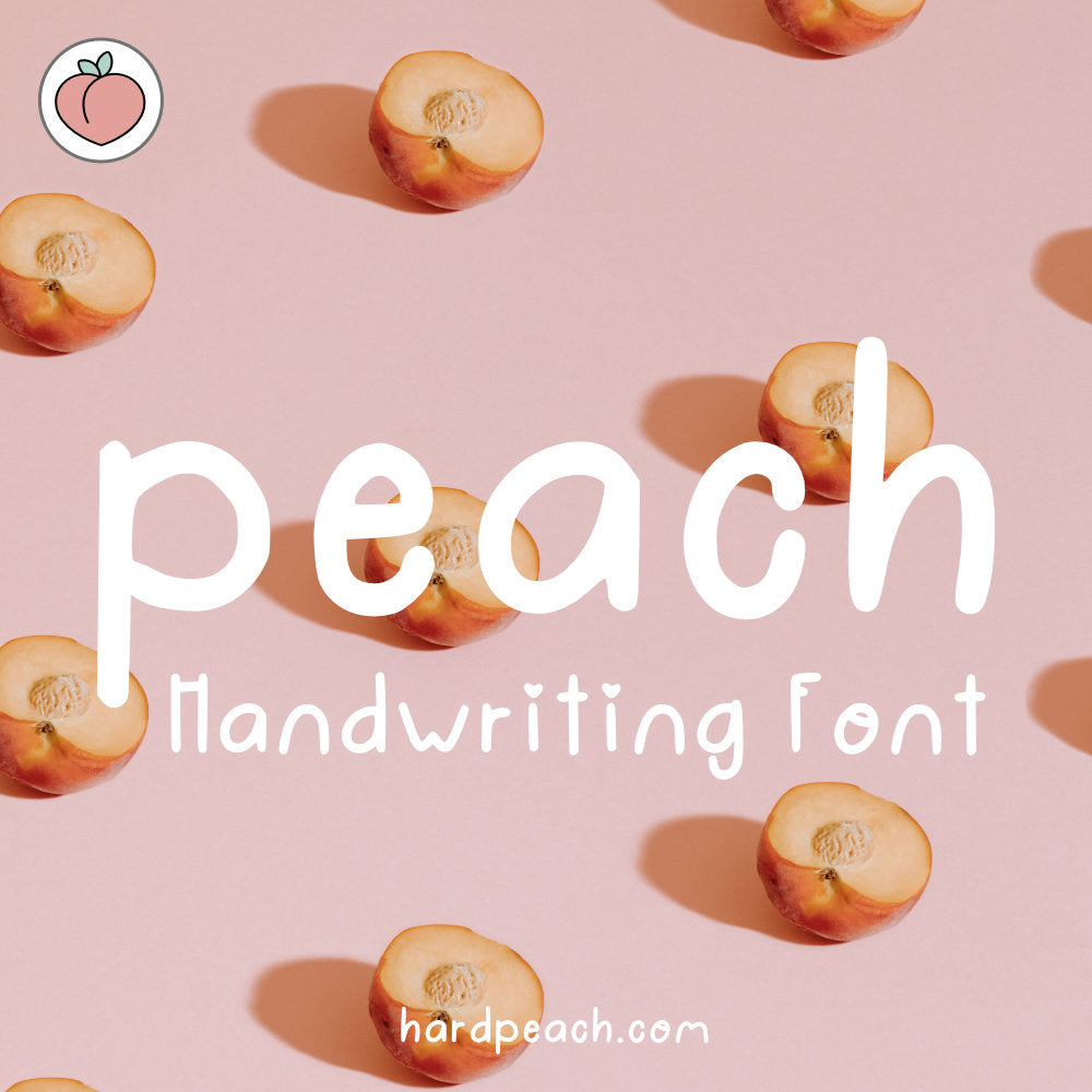 Handwritten font for all your notes | Peach font – HardPeach