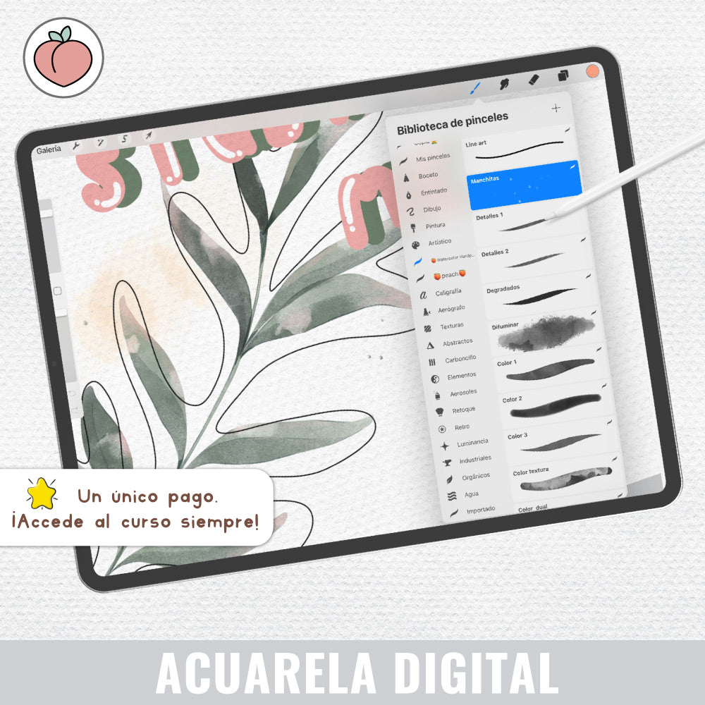Acuarela Digital en Procreate: Curso paso a paso de Principiante a ...
