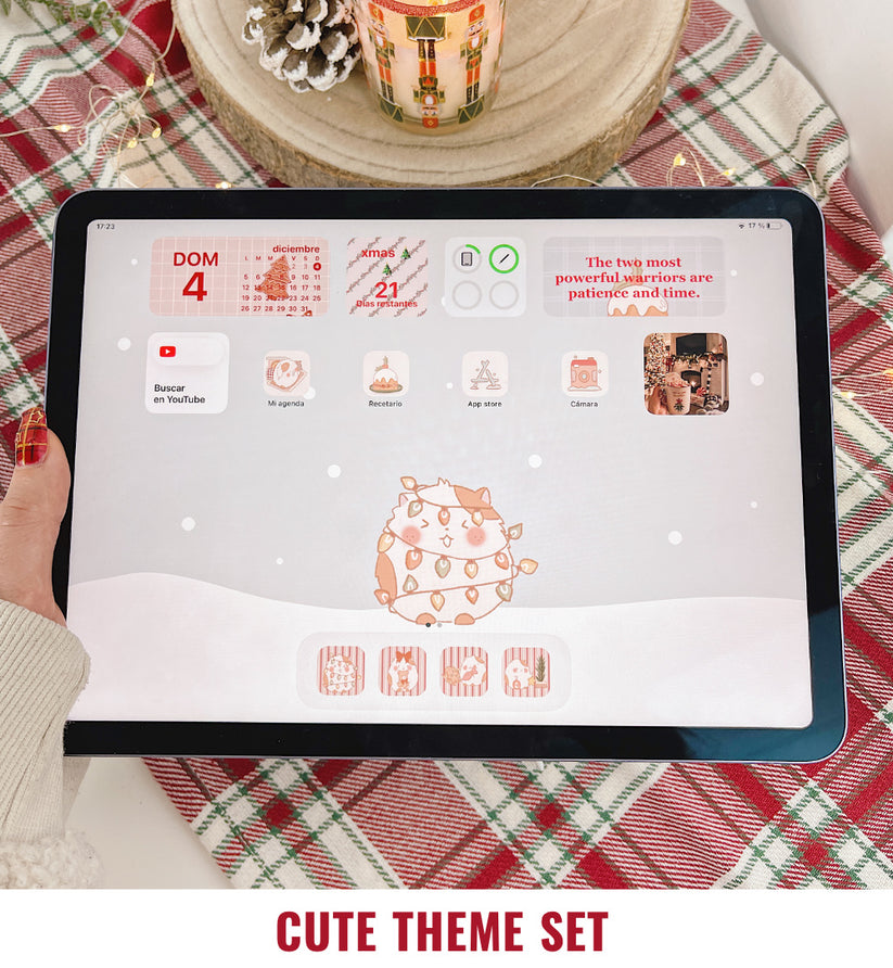 CUTE THEME SET: WALLPAPERS + ICONS PACK – HardPeach